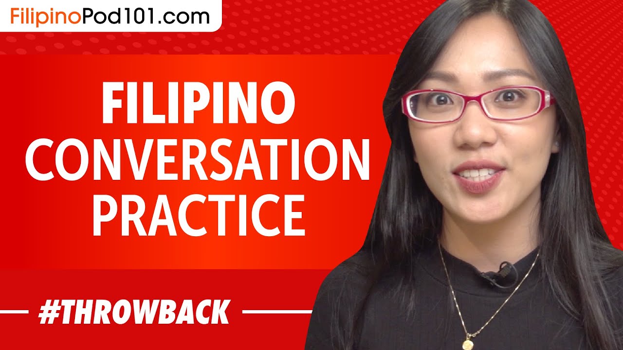 Filipino Conversation Practice - Improve Speaking Skills - YouTube