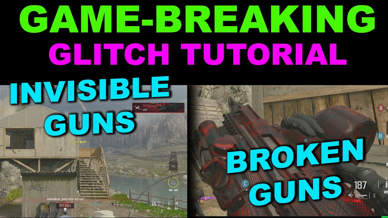 NEW MW3 BROKEN GUN GLITCH ... HOW TO GET INVISIBLE GUNS THAT ARE BROKEN ...