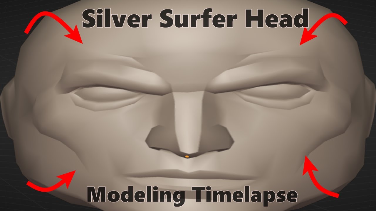 Modeling Silver Surfer Head | Roblox Ugc Modeling - YouTube