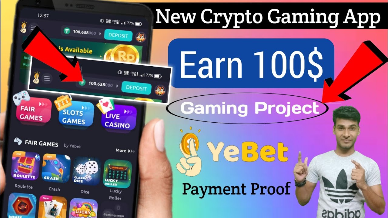 Yebet Gaming Project app || How to Earn Crypto Curency || How to make ...