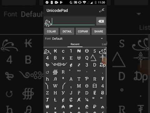 MELHORES CODIGOS: UNICODE PAD - YouTube