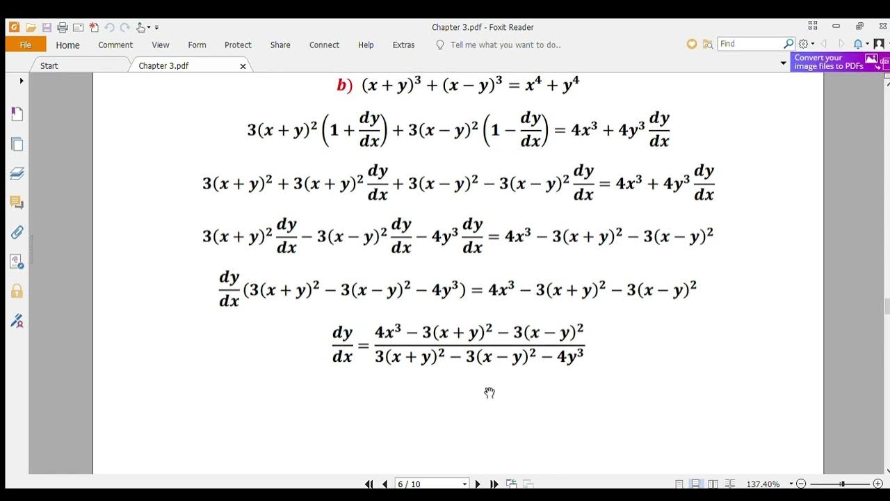 Higher Derivatives, Implicit Differentiation, Derivatives of Exp, Log and Trigonometric ...