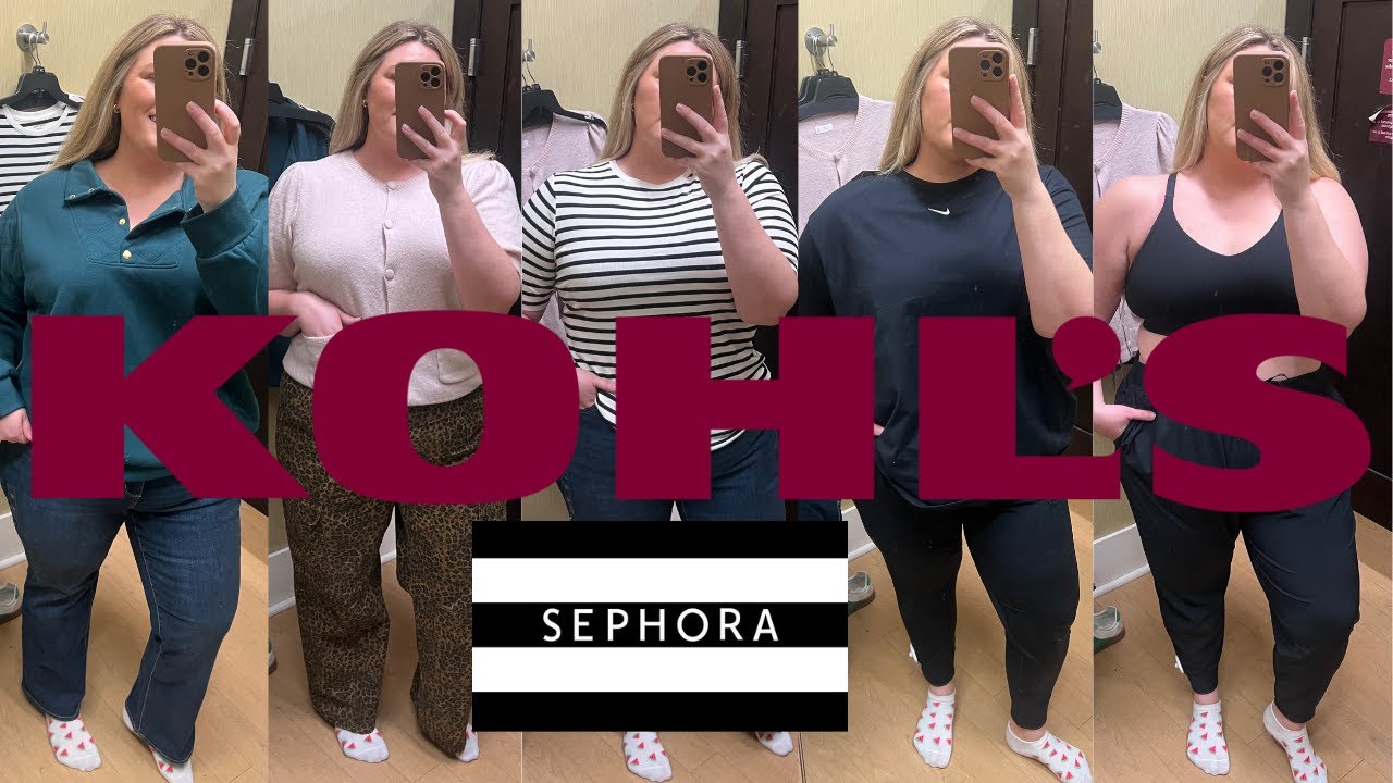 PLUS SIZE ACTIVEWEAR + SEPHORA FINDS | shop with. me! - YouTube