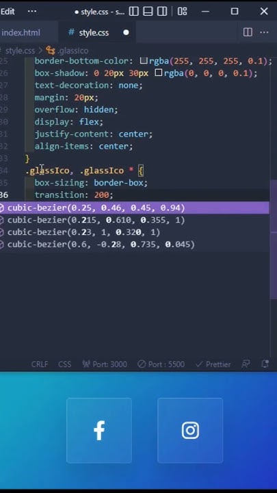 Glassmorphism Icons Shorts Htmltutorial Csseffect Youtube