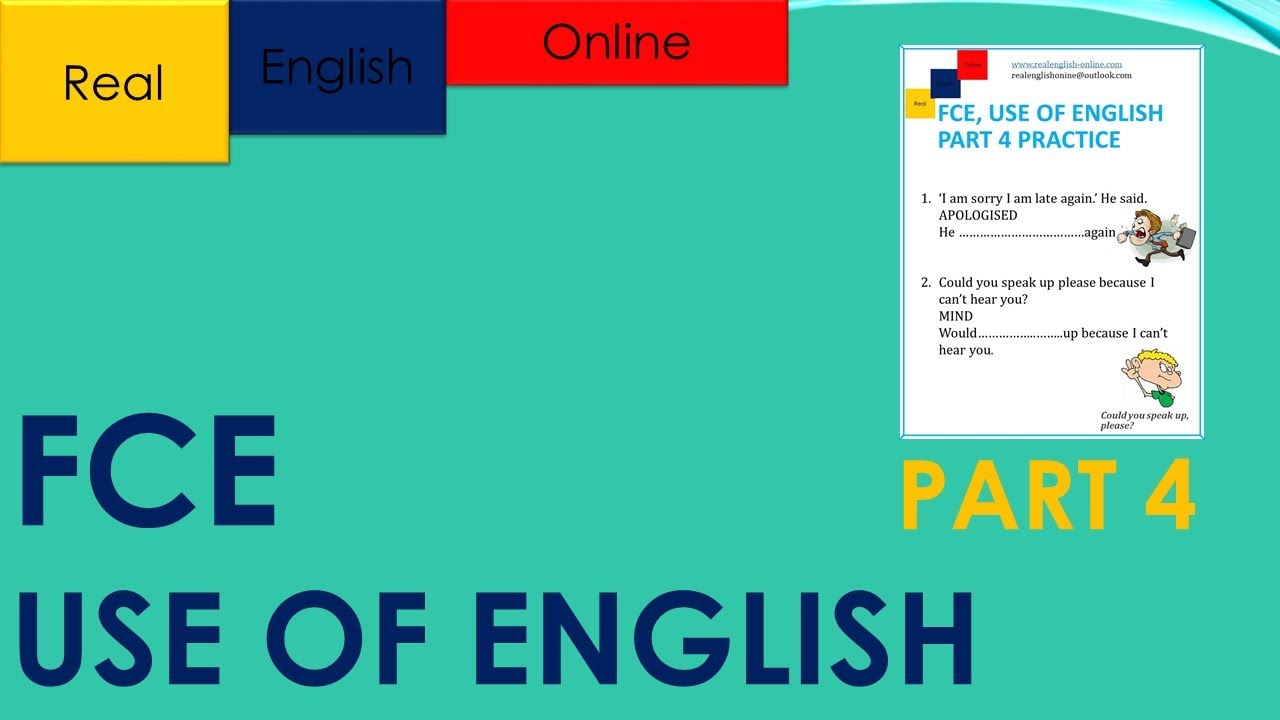 FCE USE OF ENGLISH PART 4 YouTube fce-use-of-english-part-4-youtube
