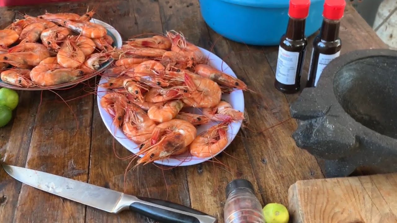 Camarón jumbo cocido temporada 2020 capturados y preparados por el ...