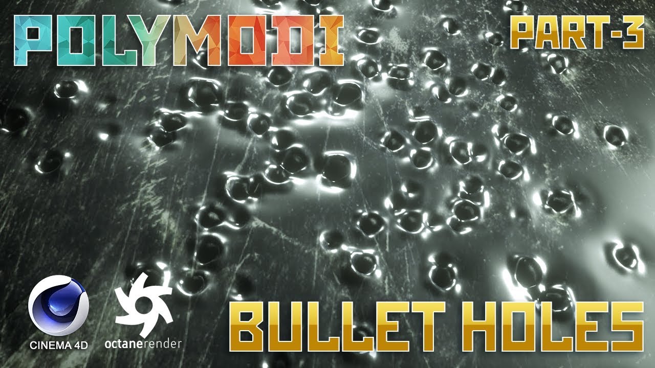 Cinema 4D Tutorial - Bullet Holes | Part 3 - YouTube