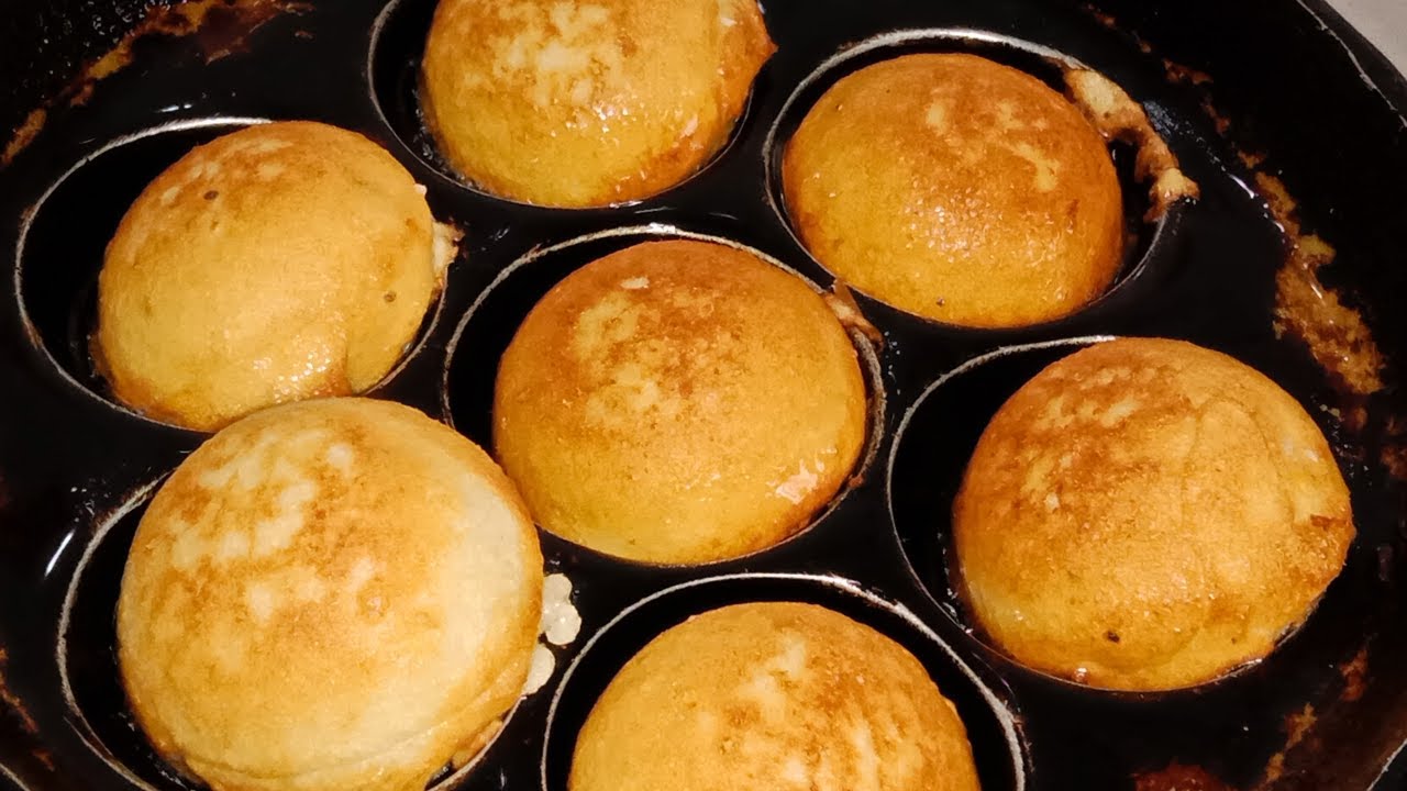 Easy & Healthy Snack Recipe | Pasi Paruppu Inipu Paniyaram | Moongdal ...