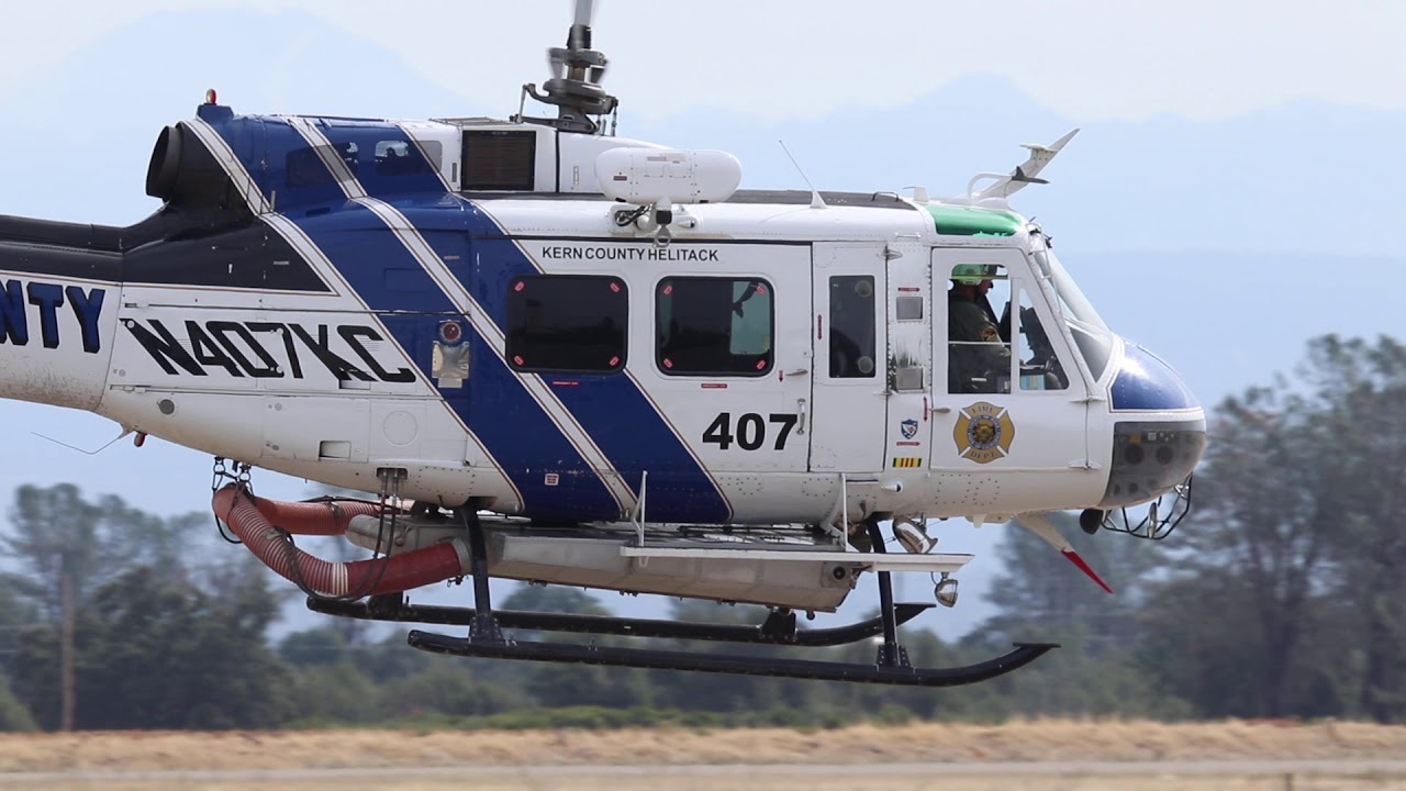 RDD- N407KC - Kern County Fire Helicopter #407 at Redding Airport ...