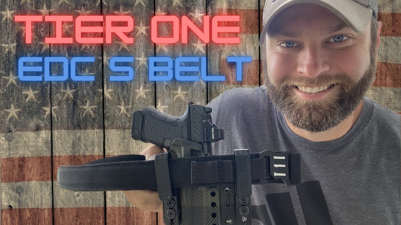 Tier 1 EDC S Belt Review: The Best Concealed Carry Belt? - YouTube