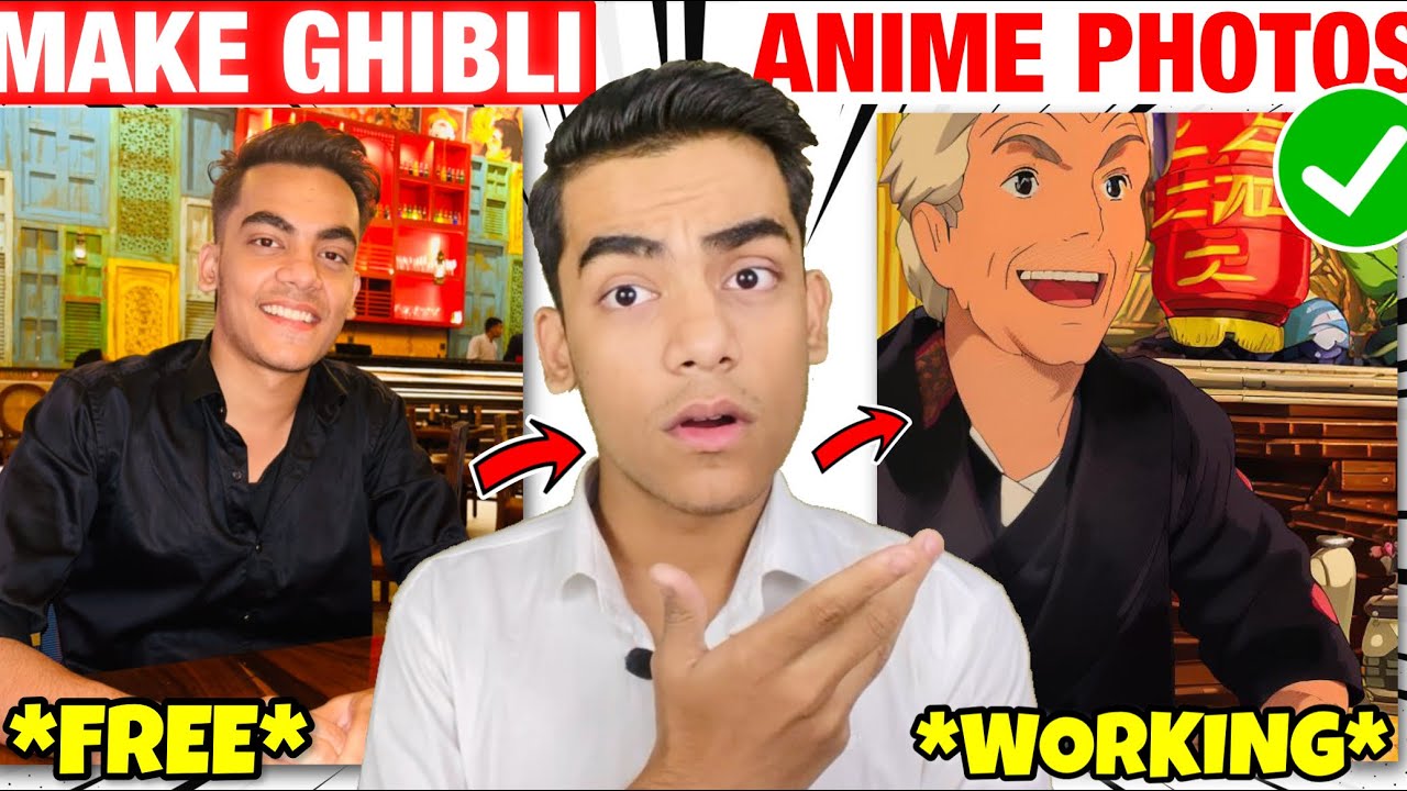 How To Make Ghibli Style Photo Free | How To Create Ghibli Anime Style ...