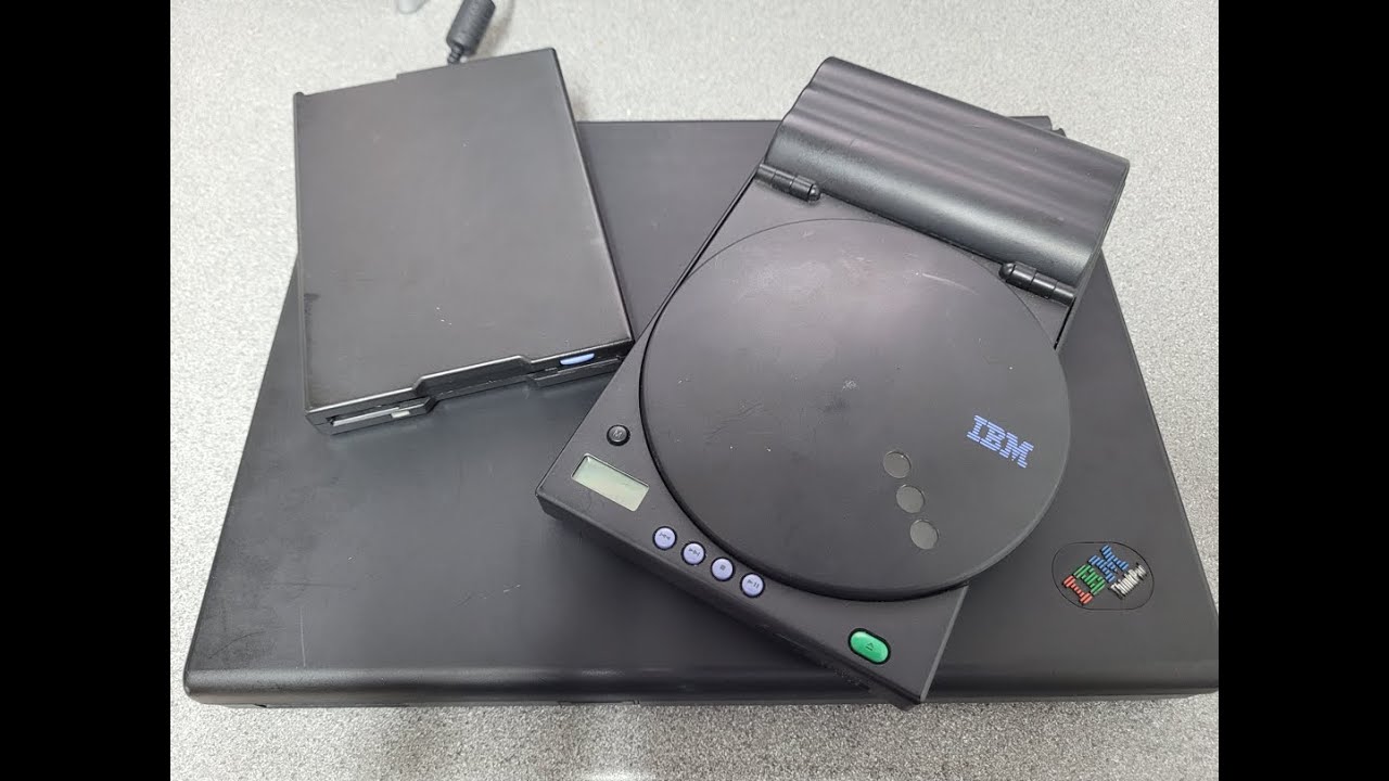 Fixing up an IBM Thinkpad 560 with a rather special CD ROM drive - YouTube