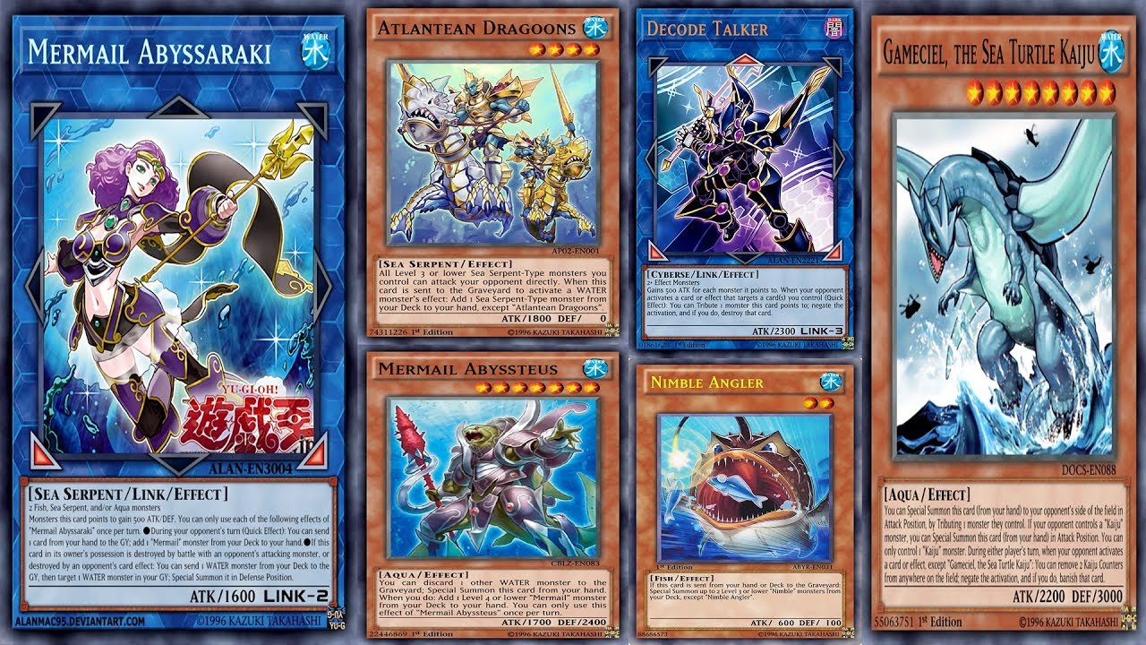YGOPRO Links Mermail Abyssalacia Deck Mermail Abyss - YouTube