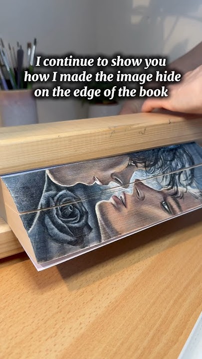 How to make Hidden fore edge painting tutorial part2 #art #booklover # ...