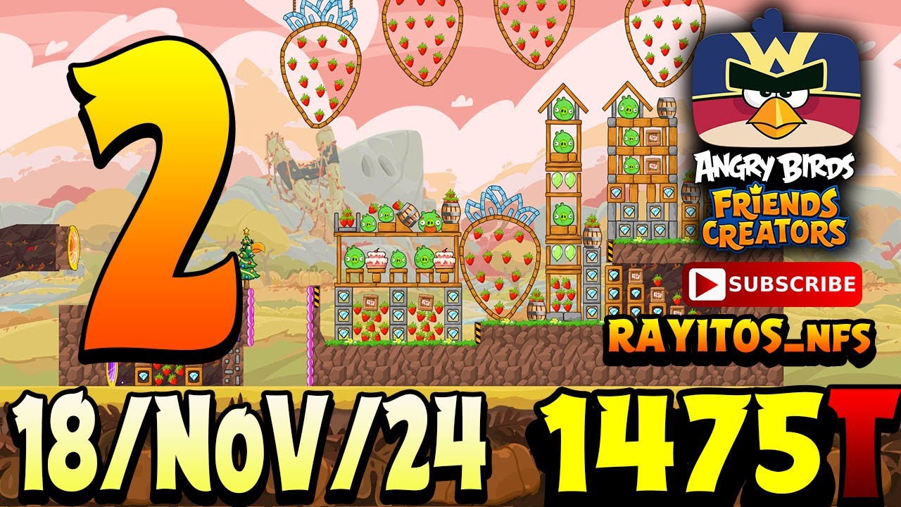 Angry Birds Friends Level 2 Tournament 1475 Highscore POWER-UP ...