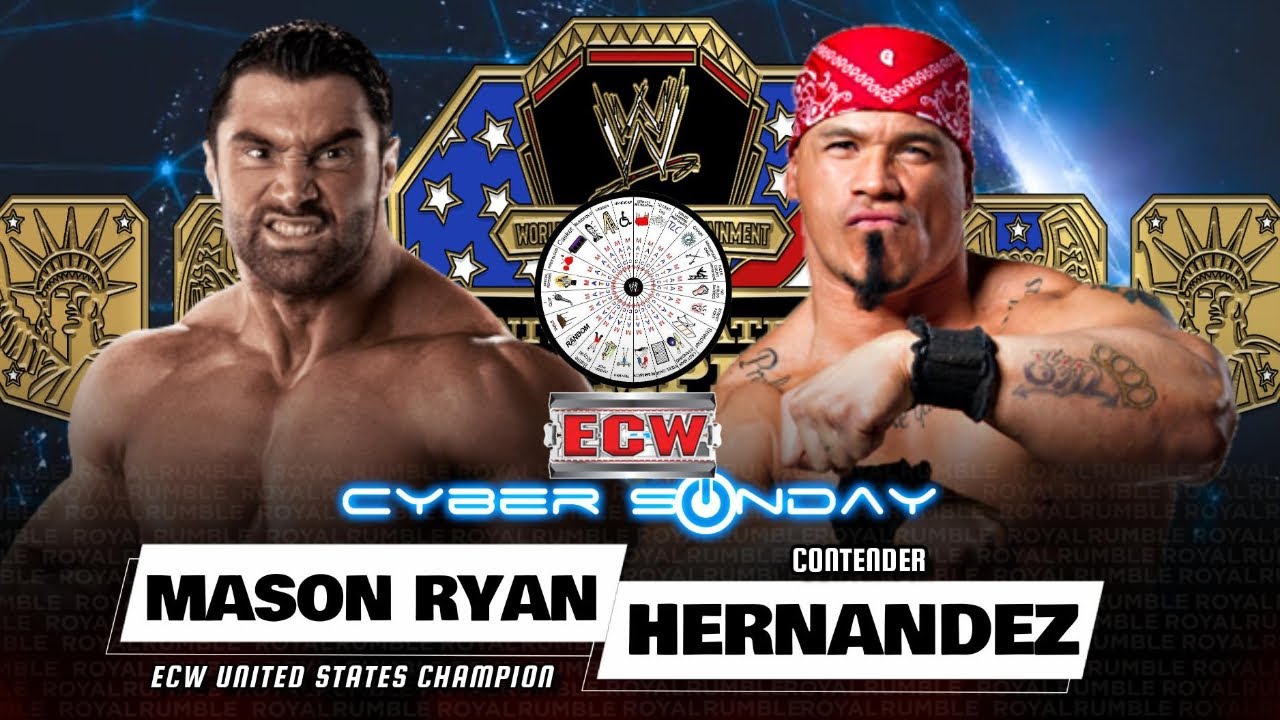 ECW United States Championship Wheel of Matches | ECW Cyber Sunday 2024 ...