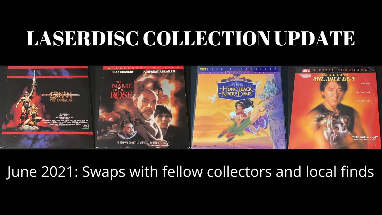 Laserdisc Collection Part 39: June 2021 - YouTube