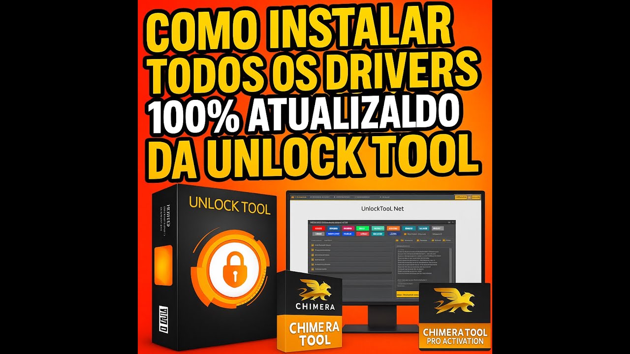 como instalar os drivers 100% atualizado da unlock tool - YouTube