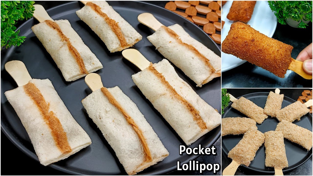 Cheese Pocket Lollipop Recipe | Bread Lollipop Recipe | Potato Snacks ...