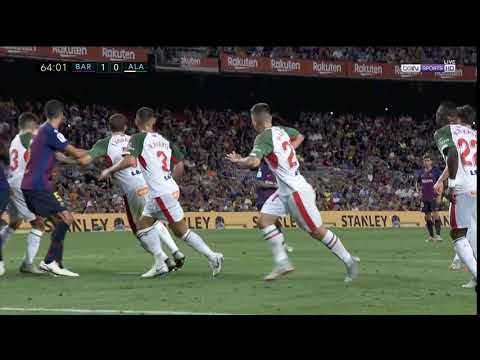 Messi free kick goal vs D. Alaves