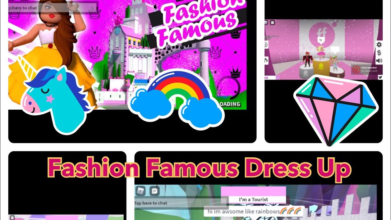 Fashion Famous Dressing Up In Roblox - YouTube