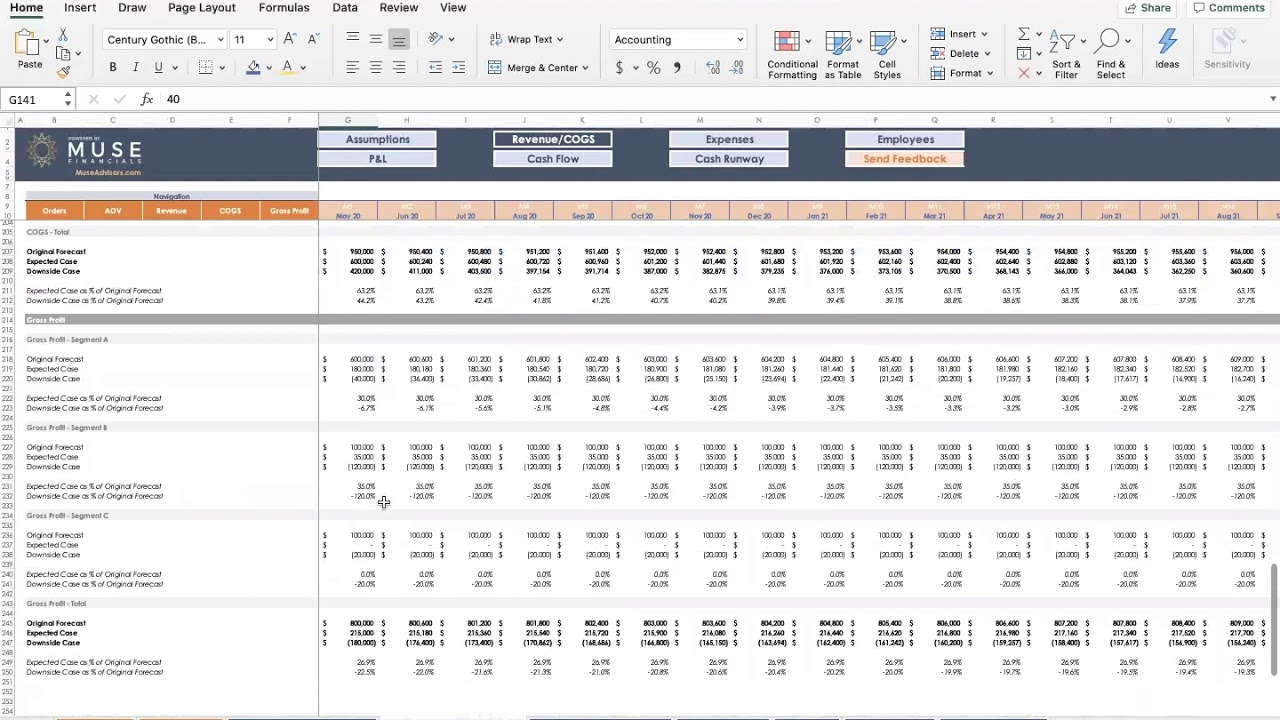 Muse Cash Runway Model Overview - YouTube