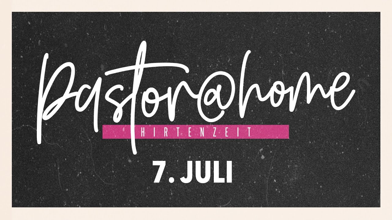 Pastor@Home - YouTube
