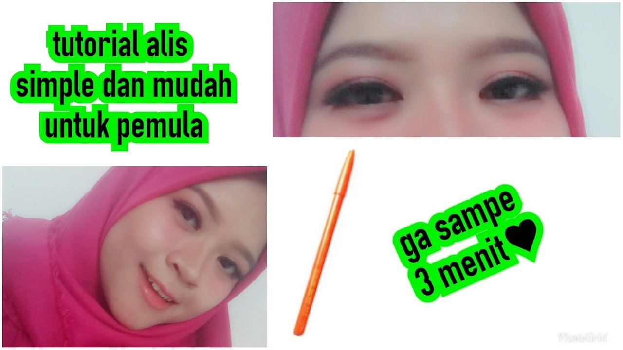 TUTORIAL ALIS MUDAH pemula ga nyampe 3 menit - YouTube