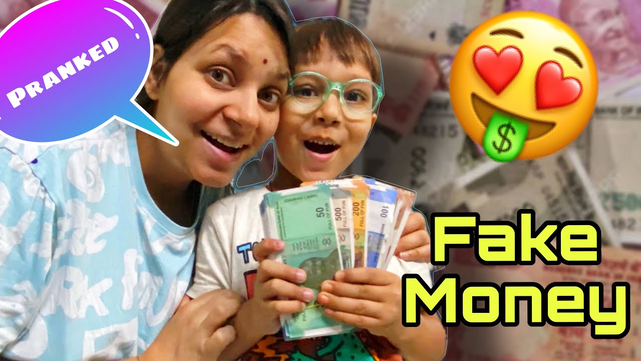 Fake Currency 🤑 Prank At Home 😍 - YouTube
