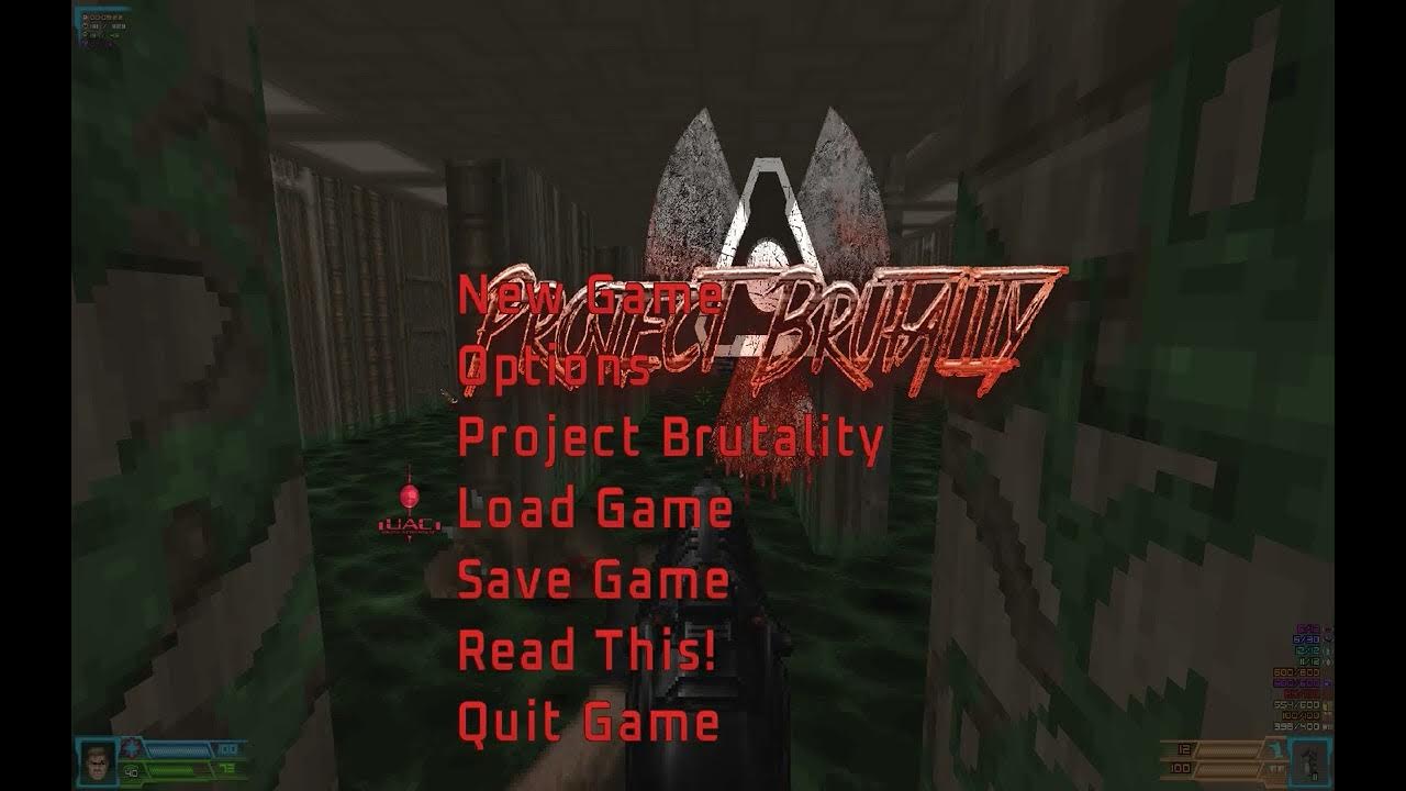 Ultimate Doom Maps of Chaos Overkill E2M3 - Refinery Project Brutality - YouTube