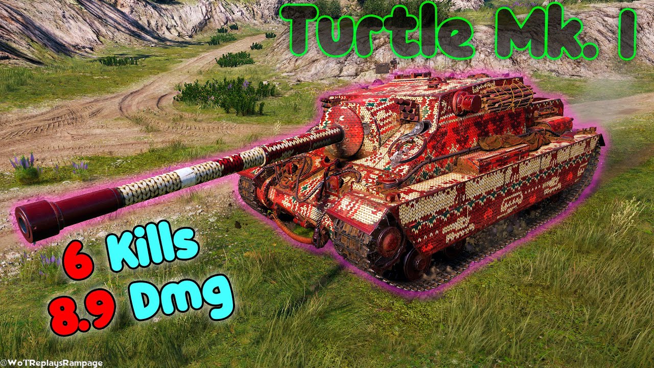 Turtle Mk. I - Record 9k dmg, 2350 clean exp by player Oco6o_onaceH_961 ...