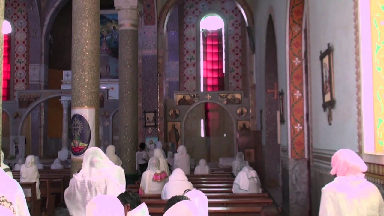 Ceremony in the catholic church of Adigrat (Ethiopia) - YouTube