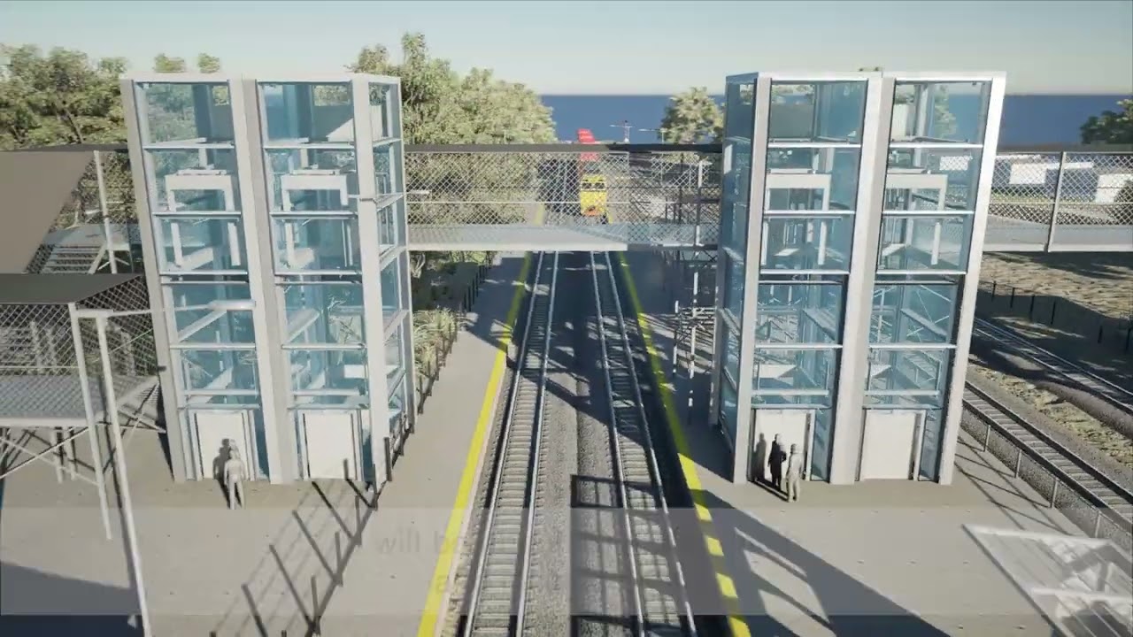 Benalla Station Precinct 3D fly-through - YouTube