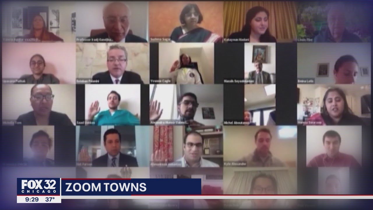 'Zoom Towns' growing in popularity across US - YouTube