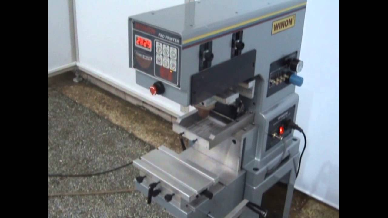 WN-121X WINON PAD PRINTING MACHINE - YouTube