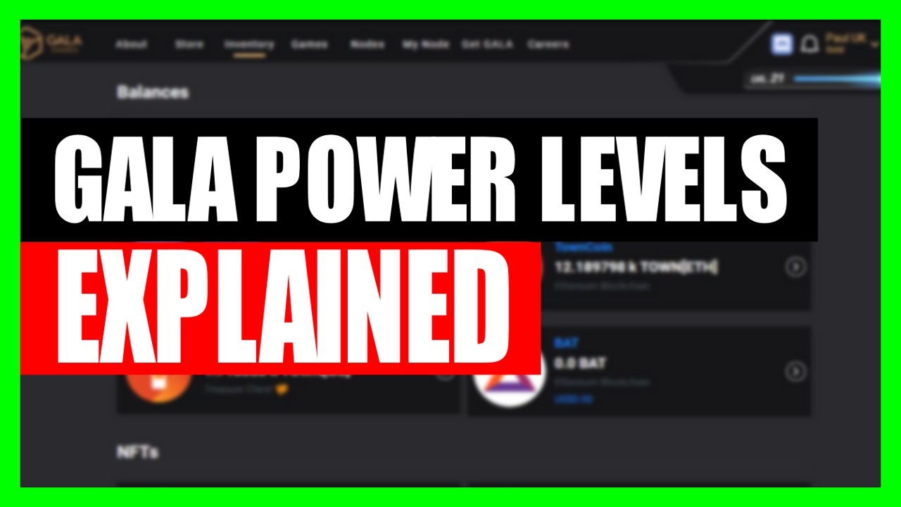Gala power levels explained [How to earn more in the games] - YouTube