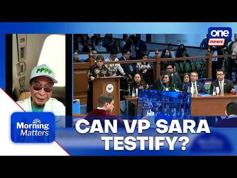 Panelo: VP Sara cannot be compelled to testify | Morning Matters