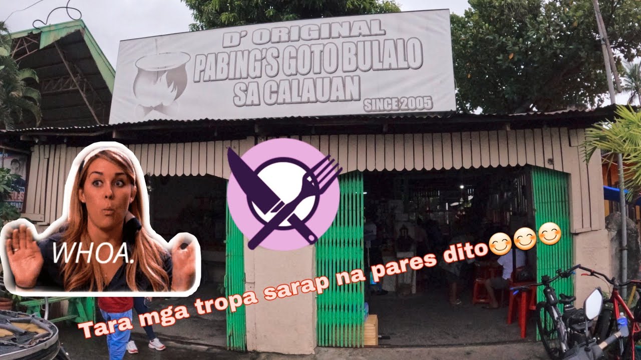 calauan ride at Pabings goto bulalo pares - YouTube