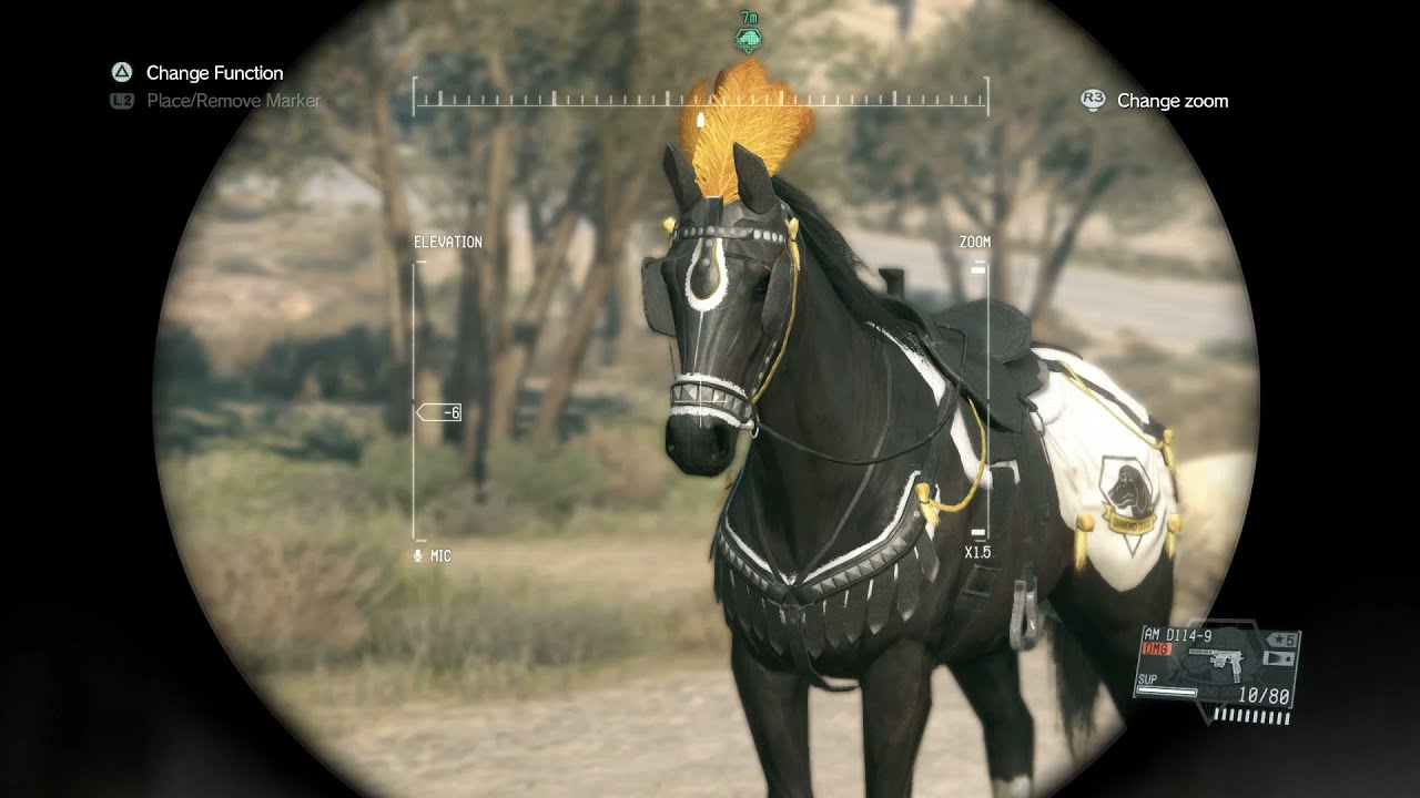 Metal Gear Solid 5 Phantom Pain DLC - All D-Horse Costumes - YouTube