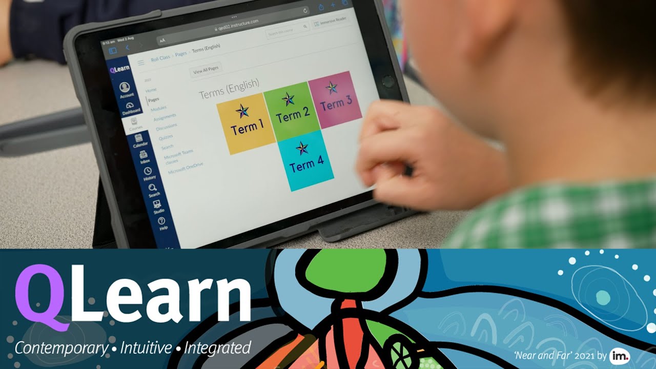 QLearn, the department’s future-focussed learning management system. - YouTube