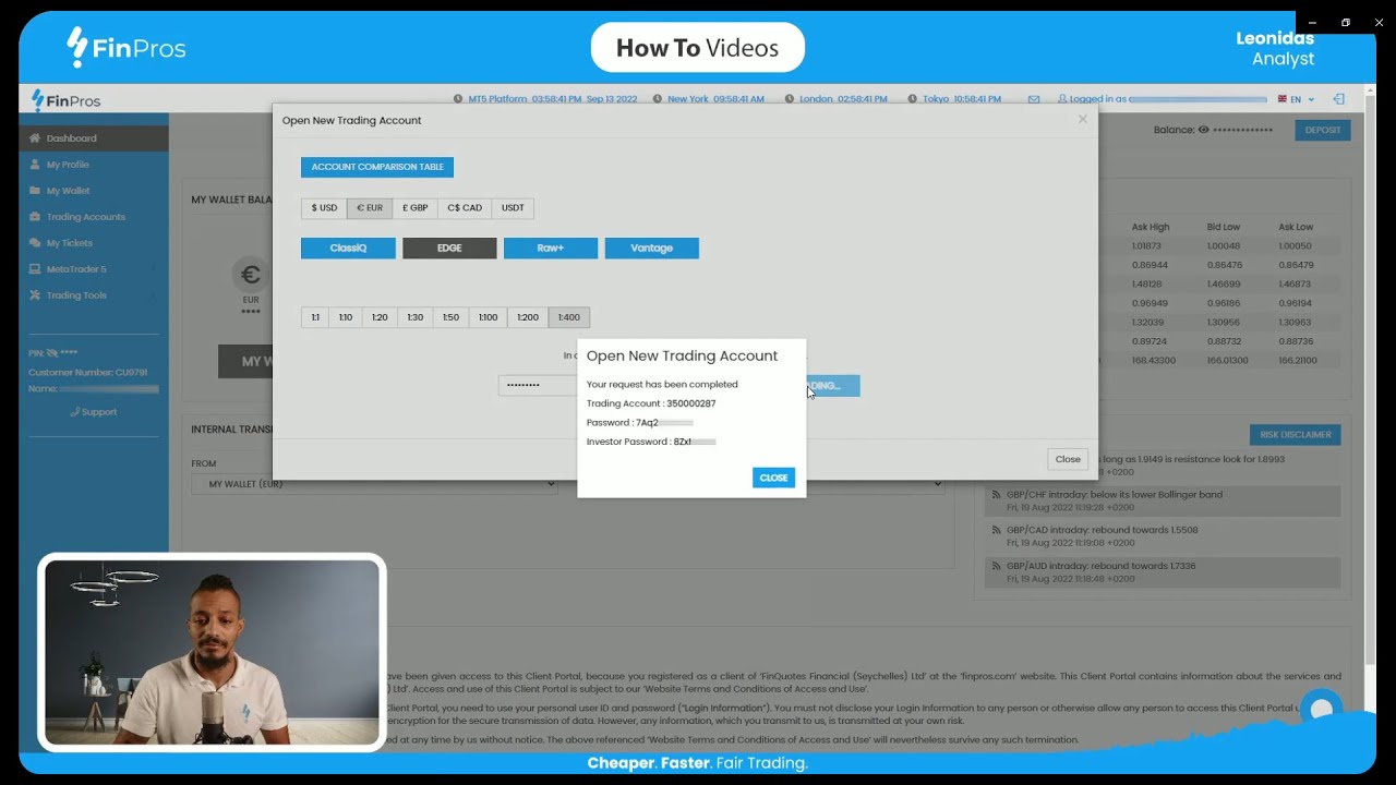 How to Open a Live Trading Account - YouTube