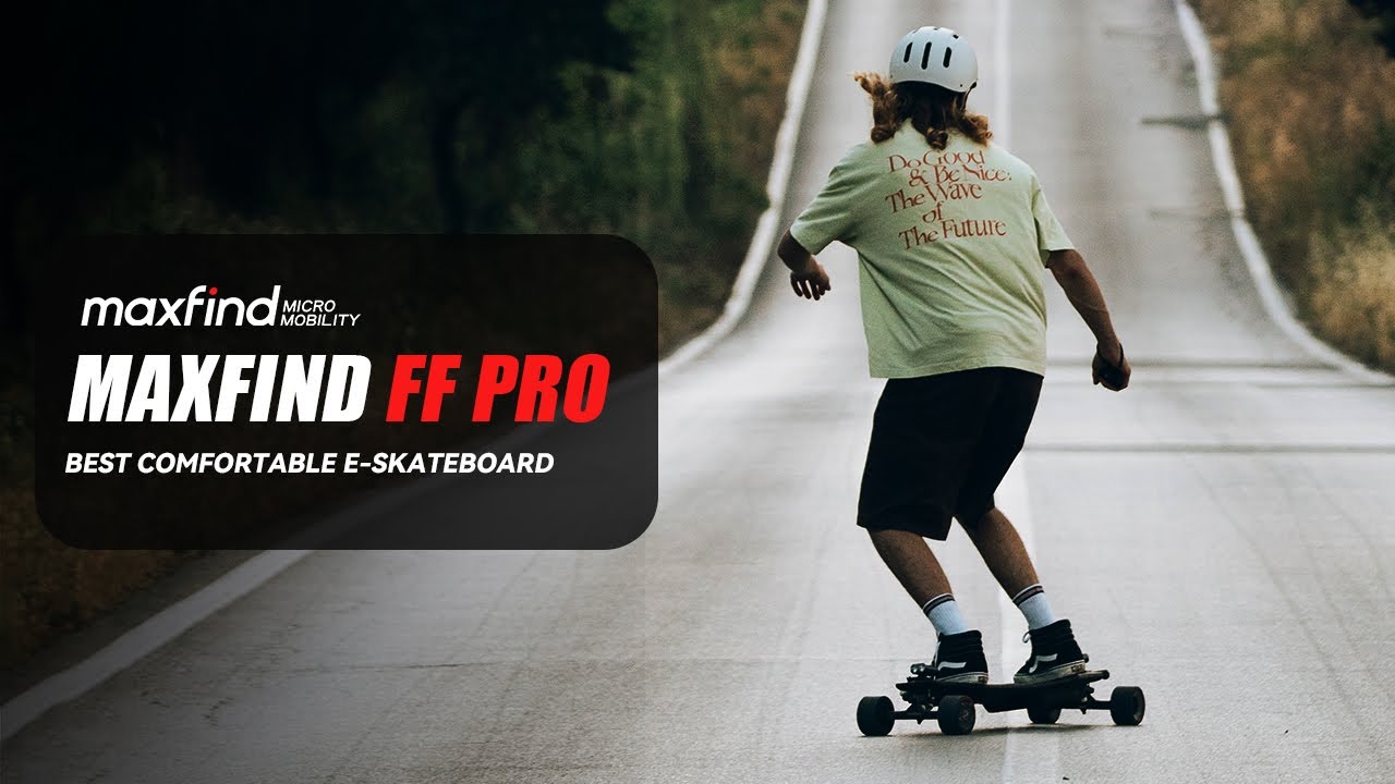Unlock Limitless Riding! Maxfind FF PRO Electric Skateboard Full Demo ...
