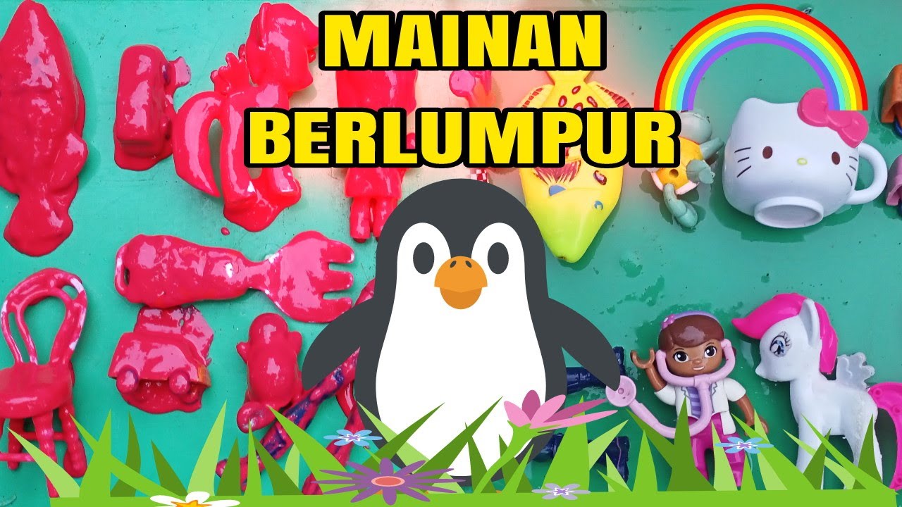 MAINAN BERLUMPUR mainan mobil mobilan robot boneka berlumpur merah ...
