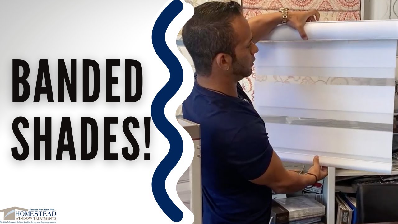 Lafayette Allure Banded Shades at Homestead Window Treatments - YouTube