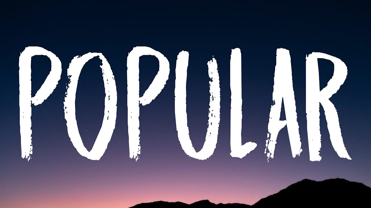 The Weeknd, Madonna, Playboi Carti - Popular (Lyrics) - YouTube