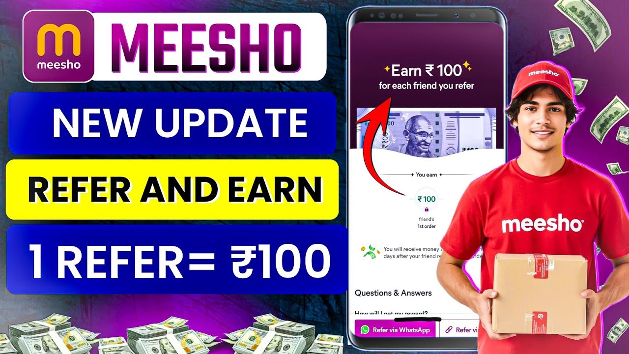 Meesho refer and earn | meesho se refer and earn kaise kare | Meesho ...