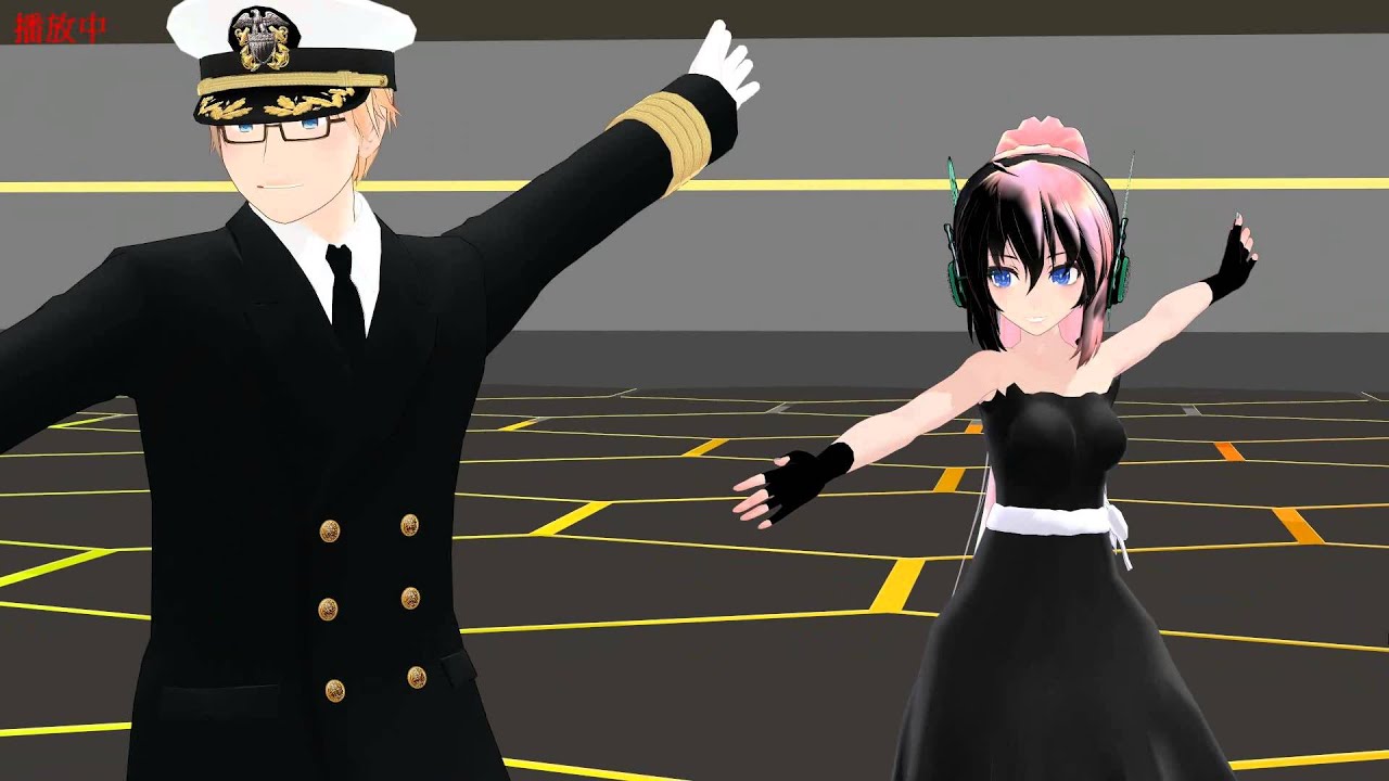 (MMD) 巡音x美國海軍 GLIDE HD - YouTube