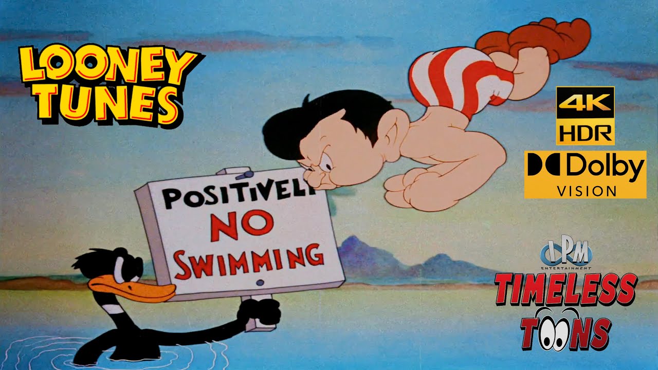 LOONEY TUNES: Daffy Duck and the Dinosaur (Daffy Duck) (1939) [4K HDR ...