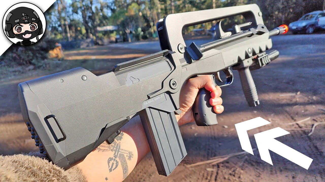 Uso FAMAS y JUGADOR TERMINA en HOSPITAL ️ 🤕 Yio Airsoft Gameplay - YouTube