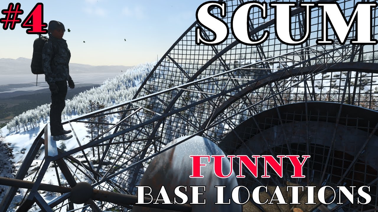 Scum 0.95 Funny Base Locations #4 Observatory - YouTube